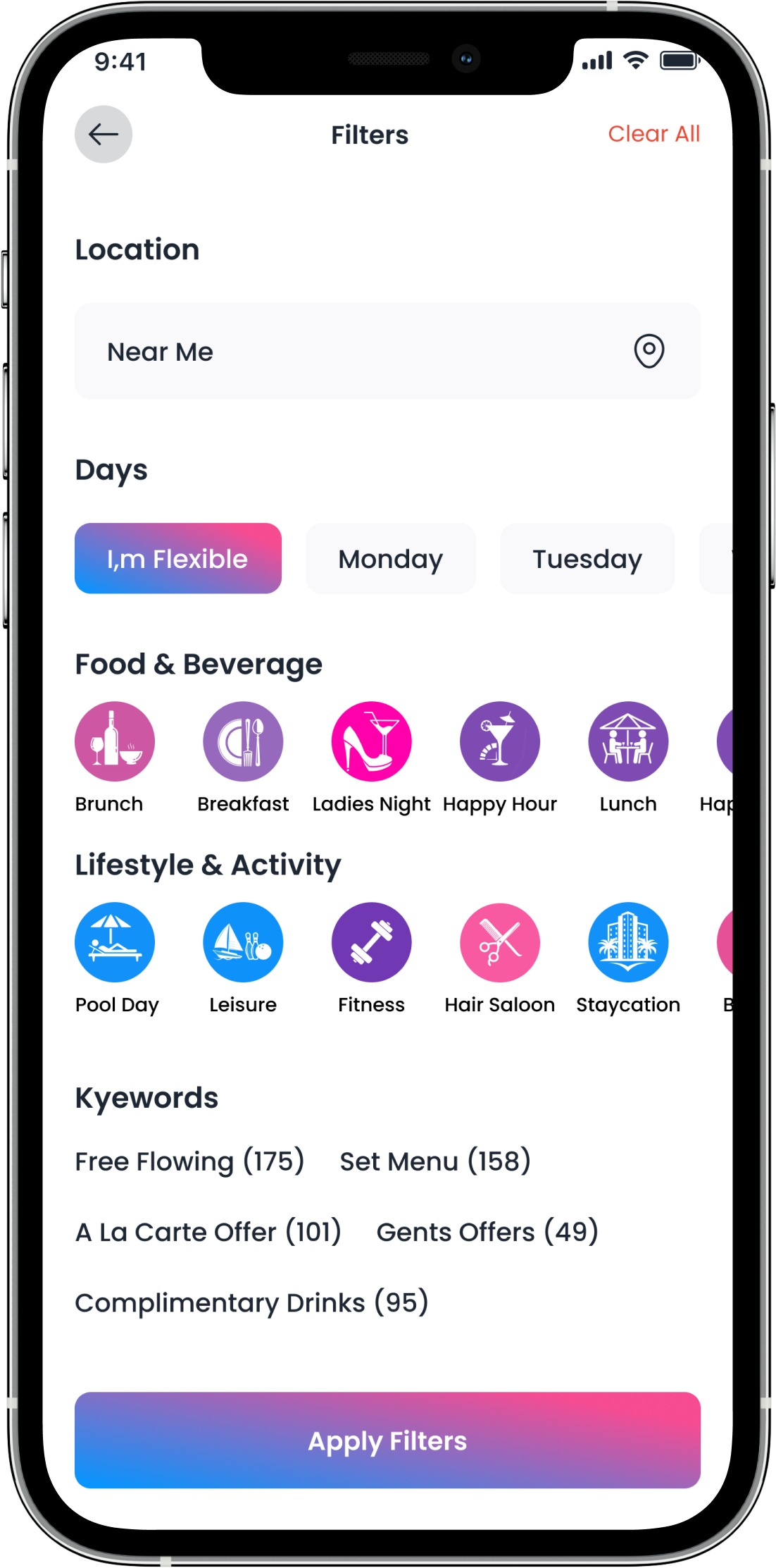 One-stop app - lifestyle activities | in-house F&B deals in Dubai